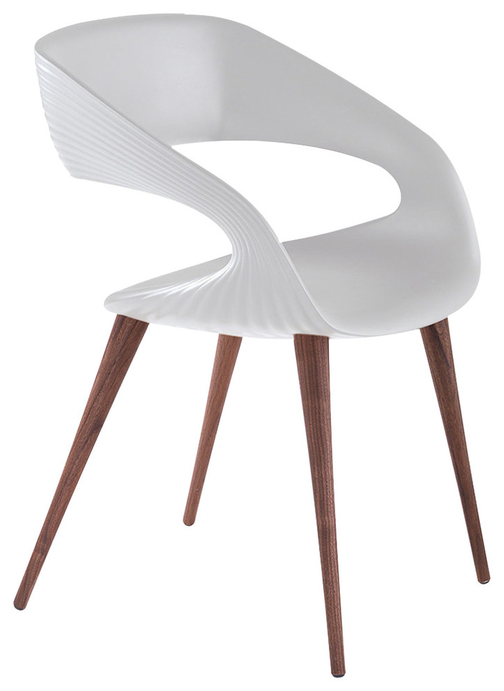 Shape Chair, Anthracite PU, Anthracite Legs - Midcentury - Dining ...