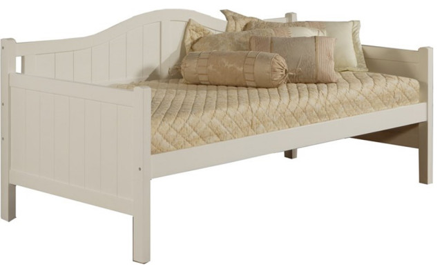 Catania Modern / Contemporary Solid Wood Daybed in White Finish, Twin ...