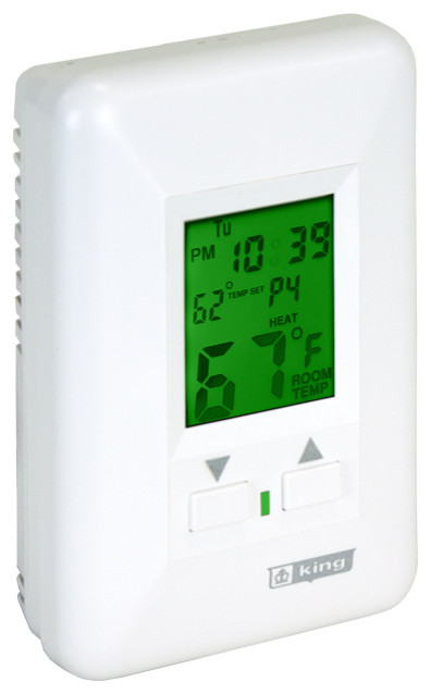 Hydronic Programmable Thermostat, 120V, 2 Circuit, 12. 5A - Thermostats ...