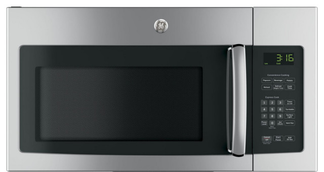 GE 30 Inch Over the Range Microwave Oven in Stainless Steel - Modern ...