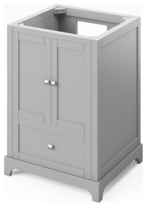 Jeffrey Alexander Addington Contemporary 24" Grey Single Rectangle Sink ...