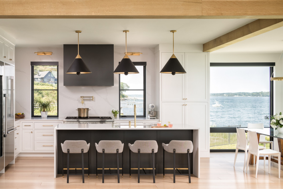 Harpswell Home - Beach Style - Kitchen - Portland Maine - by Wright-Ryan Homes | Houzz NZ