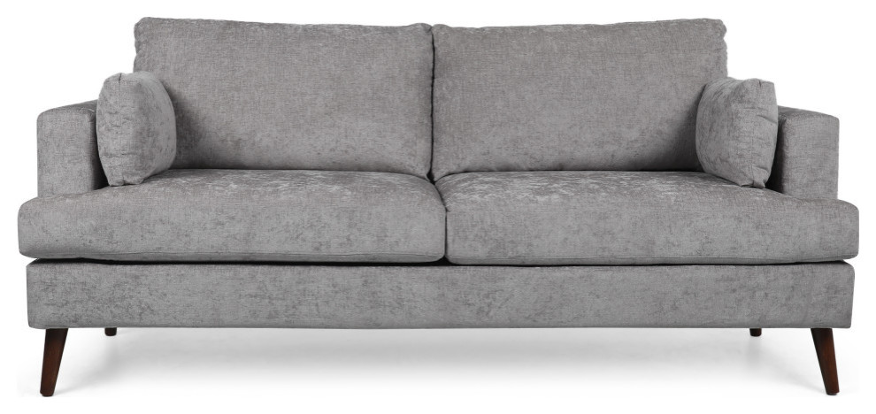 Chazz Contemporary 3-Seater Fabric Sofa - Midcentury - Sofas - by ...