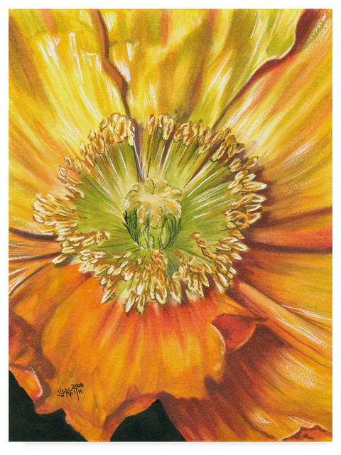 "Sunburst" by Barbara Keith, Canvas Art, 24"x18" - Contemporary ...