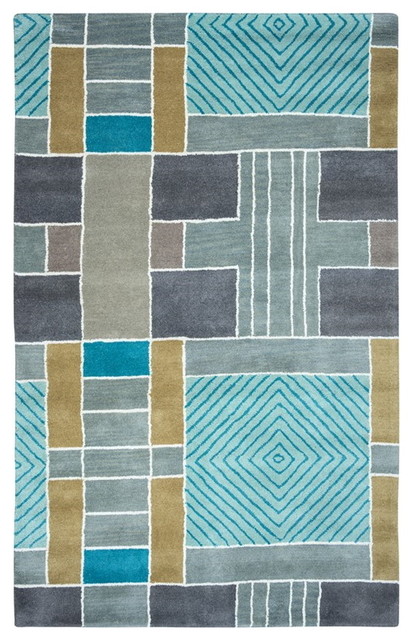 Rizzy Home Volare Collection Rug, 8' x 10' - Contemporary - Area Rugs ...