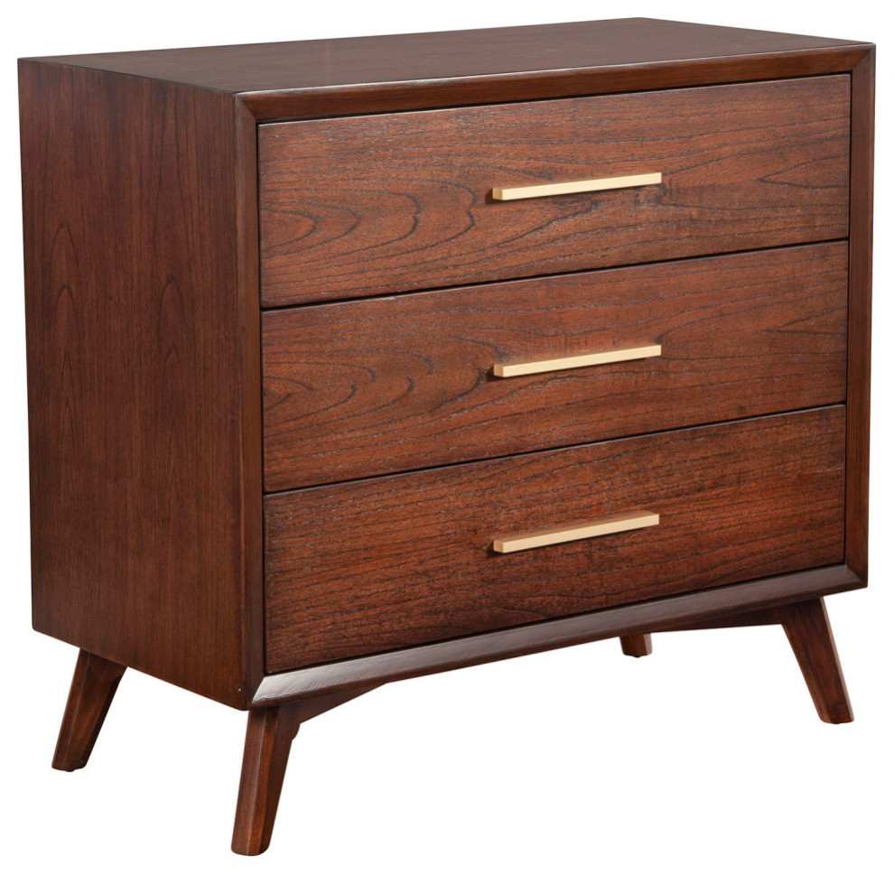 Gramercy 3 Drawer Small Chest - Midcentury - Accent Chests And Cabinets ...