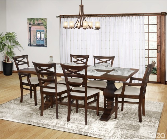 Tower Dining Table, Large - Traditional - Dining Tables - by Artefama ...