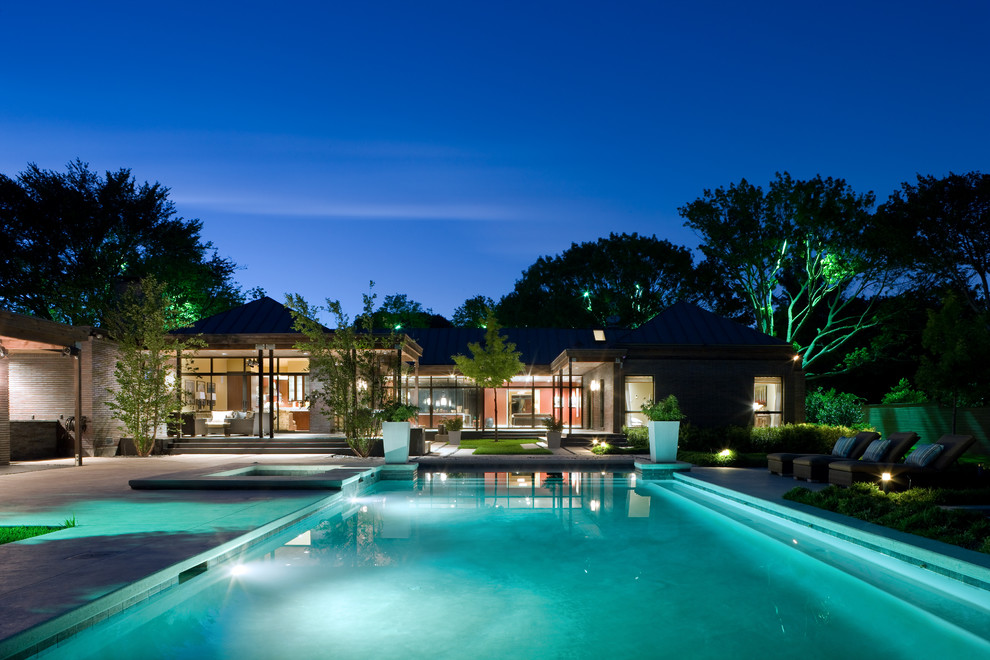 Dallas Home - Contemporary - Dallas - by Bentley Tibbs, AIA Architect ...
