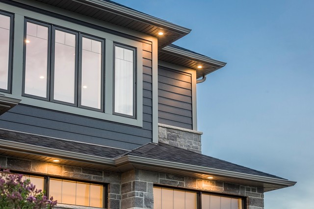 Royal Celect Modern Home w/ 7" Wrought Iron & Pottery Siding - Other ...