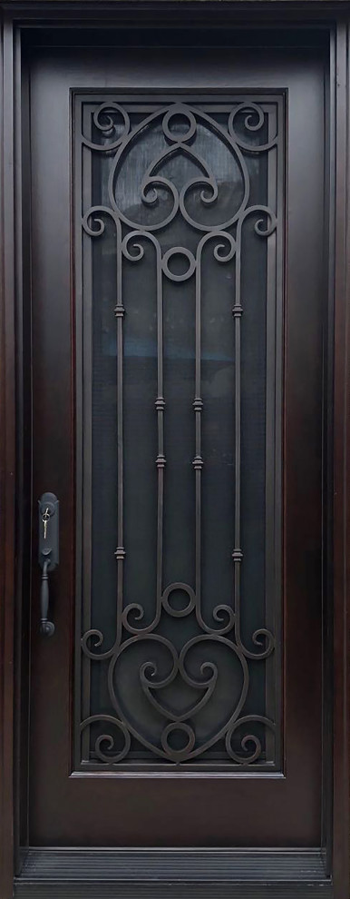 Forever Door, Exterior Front Entry Composite Door FRC05, 36"x80", Right ...