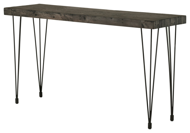 Boneta Console Table Weathered Gray - Industrial - Console Tables - by ...