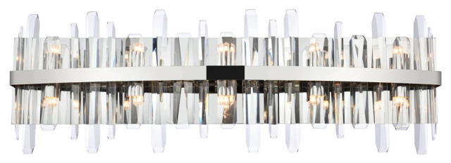 Modern Black 10-Light Bath Sconces - Contemporary - Bathroom Vanity ...