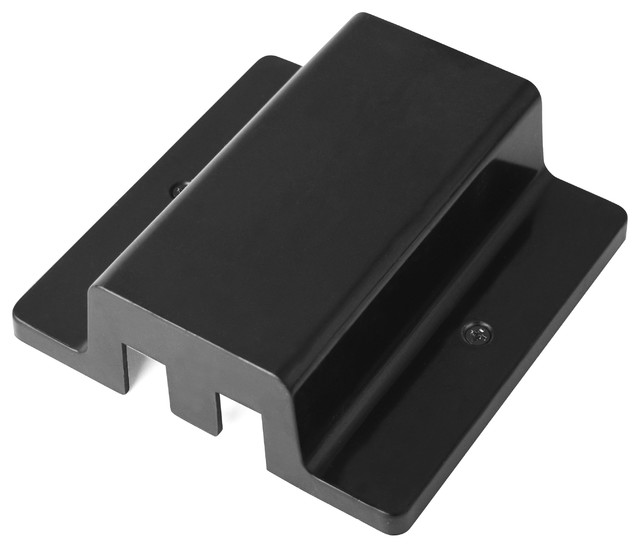Floating Electrical Feed Track, Black - Transitional - Tracks And Rails ...