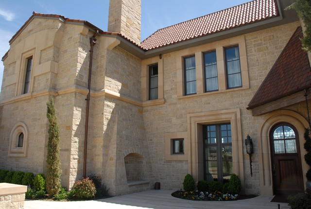 Texas Limestone House Exterior Ideas
