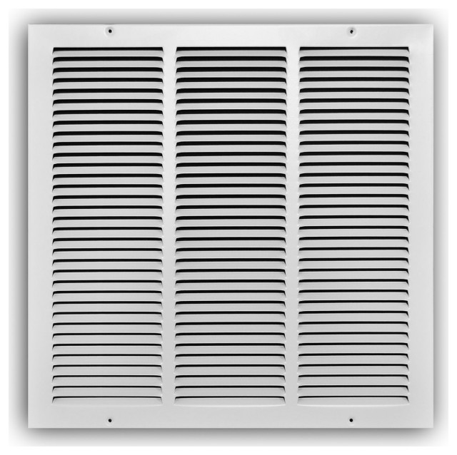 White Wall Return Air Grilles - Transitional - Registers Grilles And ...
