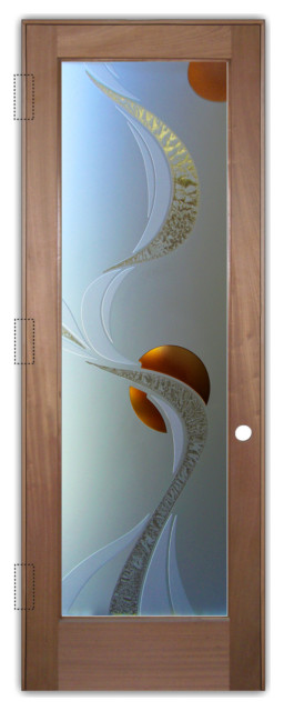 Interior Prehung Door or Interior Slab Door - Ribbon Reflection Moons ...