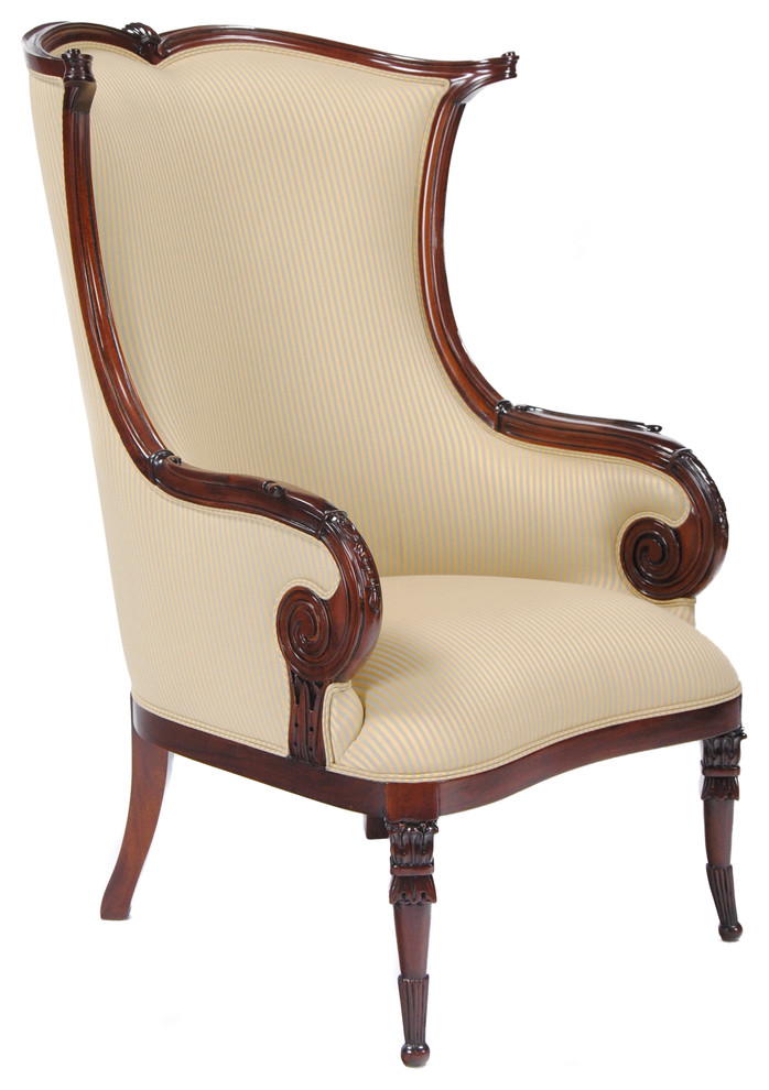 American Fireside Chair - Traditional - Armchairs And Accent Chairs ...