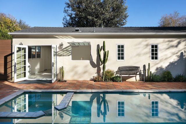 Pool side ADU construction in Studio City - Coastal - House Exterior ...