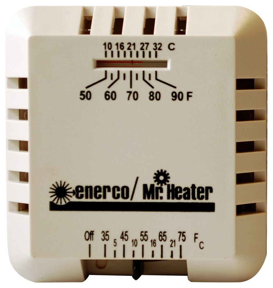 F210359 Thermostat for Heater, Tan, Small - Modern - Thermostats - by ...