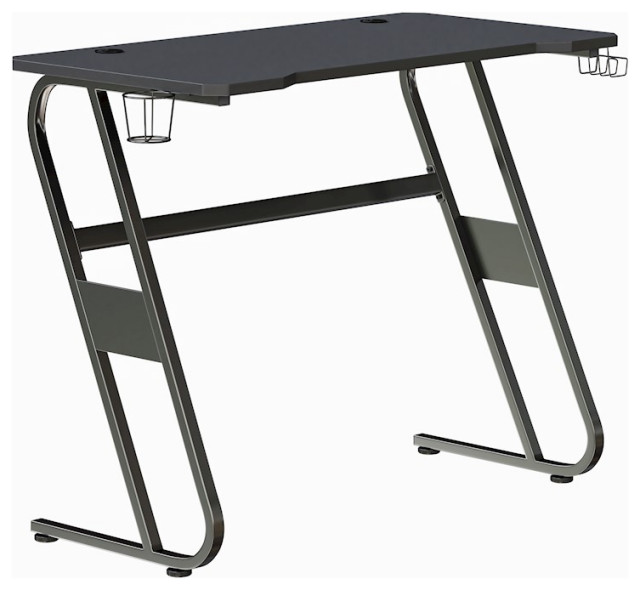 Flash Black Gaming Ergonomic Desk - NAN-RS-G1030-BK-GG - Contemporary ...