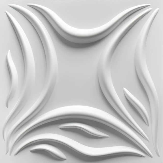 White Abstract 3D Wall Panels - Transitional - Wall Panels - by Dundee ...