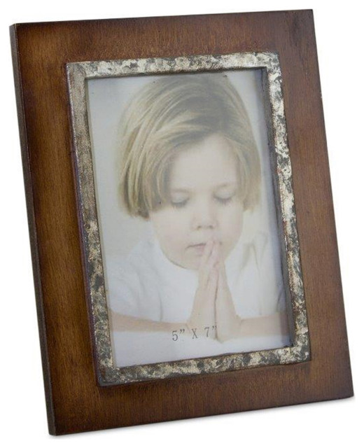 Frame 7.75"Lx8.75"H MDF/Glass - Farmhouse - Picture Frames - by Melrose ...