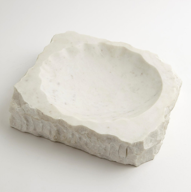 Chiseled Block Bowl - Traditional - Decorative Bowls - by HedgeApple ...
