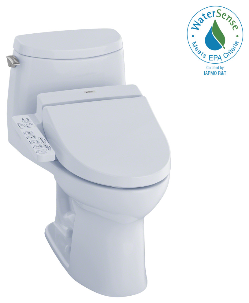 Toto Ultramax Ii 1G Washlet+ C100 One-Piece Toilet, Cotton ...