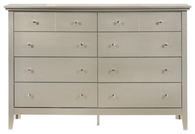 Hammond 8-Drawer Double Dresser 39 in. X 18 in. X 58 in. - Transitional ...