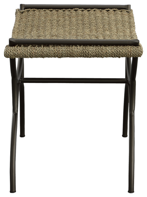 Playa Seagrass Small Bench - Beach Style - Accent And Storage Benches ...
