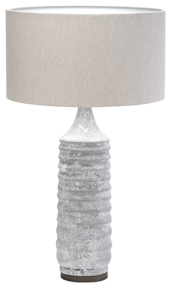 Groovy Gray Concrete Base Table Lamp - Transitional - Table Lamps - by ...