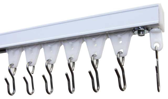 Multi-Purpose Room Divider Track Kit 3', 4' - Transitional - Window ...