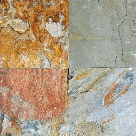 Gauged California Gold Classic Slate Tile, Sample - Traditional - Wall ...