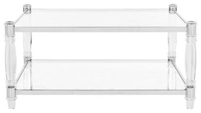 Adara Acrylic Coffee Table - Traditional - Coffee Tables - by Rustic ...