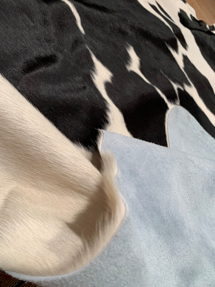 100% Natural Brazilian Cowhide Rug 5'7"x6'8" - Southwestern - Novelty ...