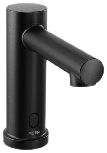 Moen 8559BL Align M-Power Sensor Operated Lavatory Faucet - Matte Black ...