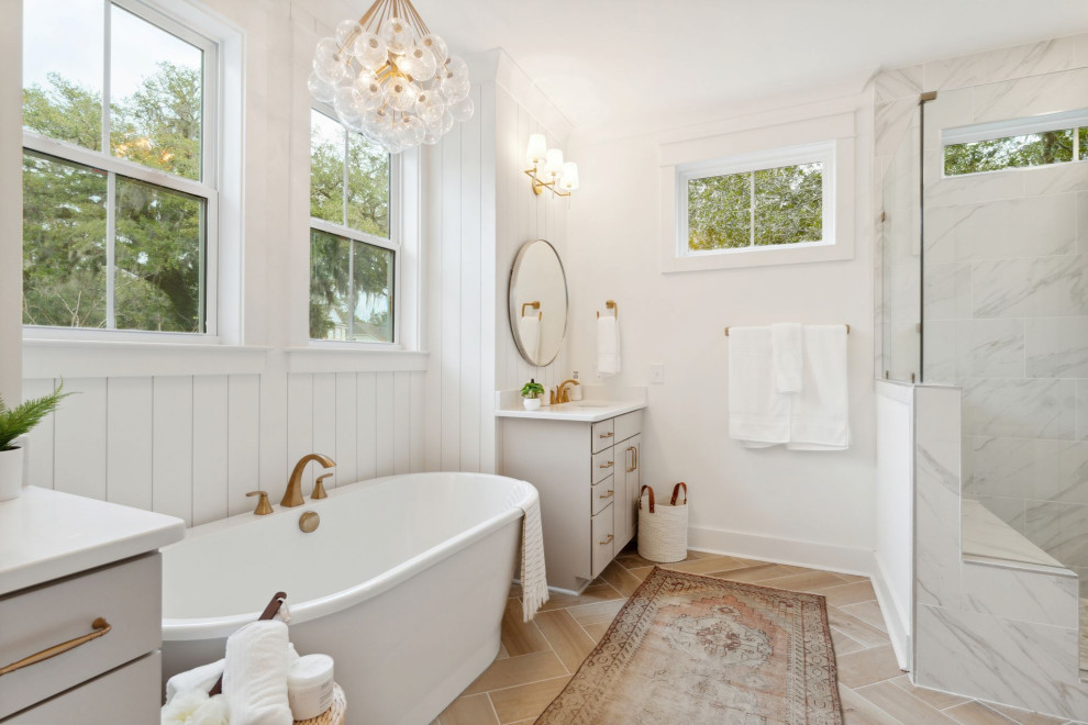 Kings River Preserve: Wentworth Model - Transitional - Bathroom - Charleston - by Crescent Homes ...