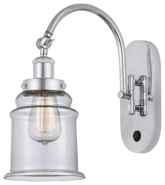 Innovations 918-1W-PN-G182-LED 1-Light Sconce - Industrial - Wall ...