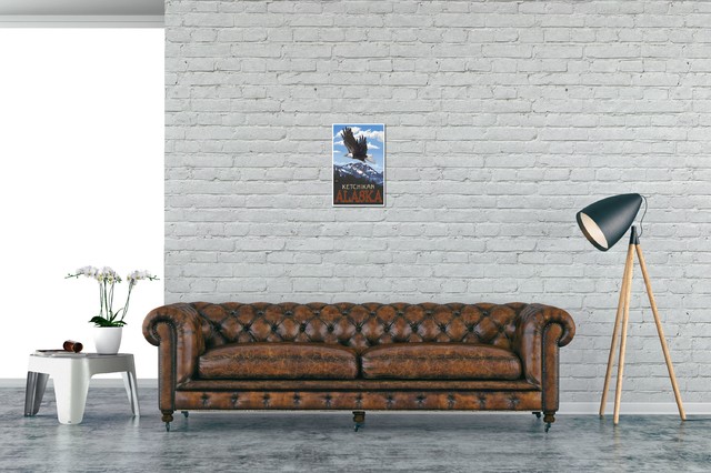 by Artist Paul A. Lanquist Ketchikan Alaska Bald Eagle Art Print, 12 ...