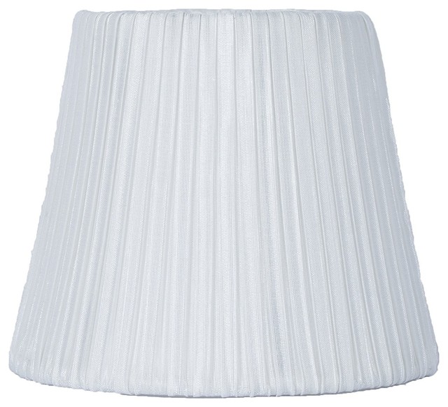 Box Pleated Chandelier Lamp Shade, Set of 2 - Traditional - Lighting ...