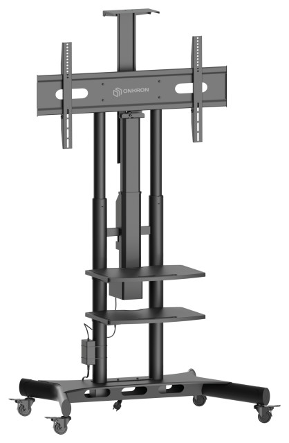 ONKRON Mobile TV Stand with Lift Motorized TV Stand 50"-86" up to 200 ...