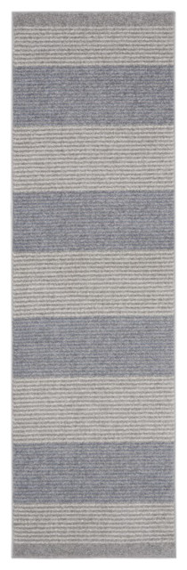 Calvin Klein River Flow Runner Grey Area Rug, 2'3"x7'3" - Contemporary ...