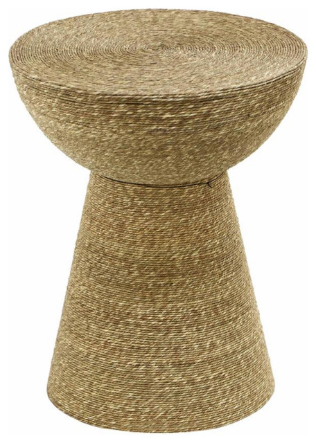 Wren Seagrass Side Table - Industrial - Armchairs And Accent Chairs ...