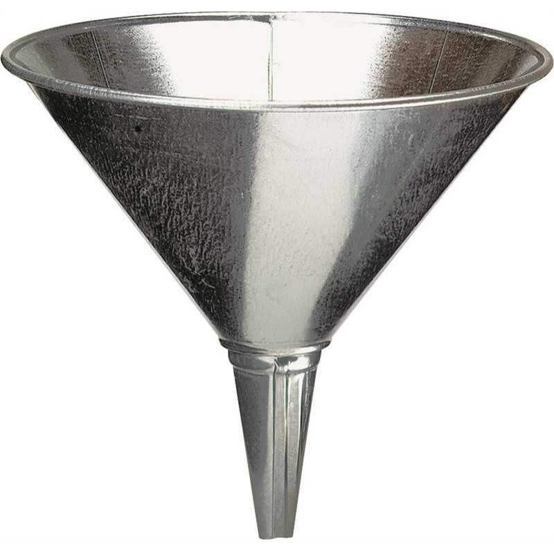 Plews 75-003 Steel Funnel Galvanized, 2 Qt. - Traditional - Specialty ...
