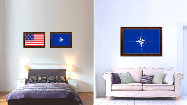 Nato Country Flag Canvas Print, 15"x21", 27"x39" - Traditional - Prints ...
