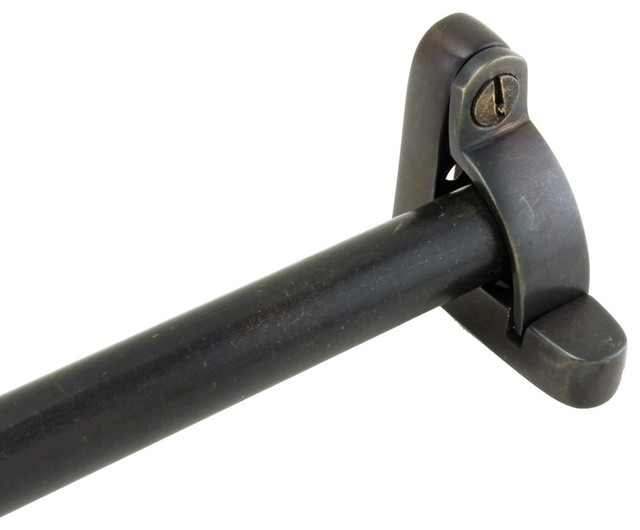 Black Carpet Runner Rod Set for Staircases 39 5/8 Inch Oil Rubbed ...