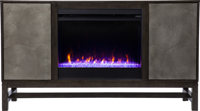 Lannington Color Changing Fireplace - Transitional - Entertainment ...
