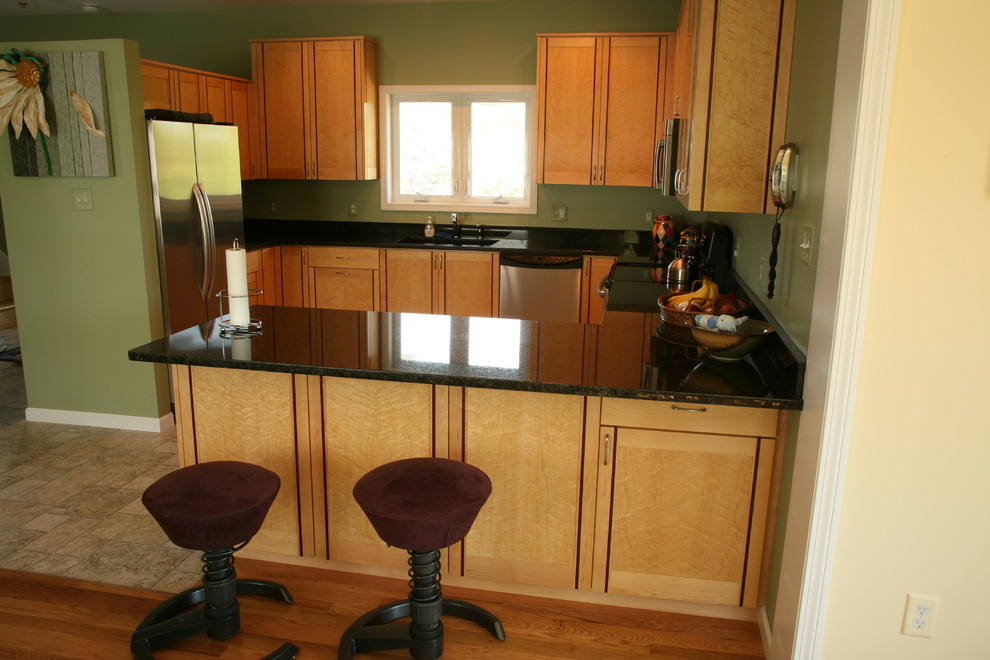 maple kitchen - Modern - Kitchen - Boston - by Michael Costerisan ...