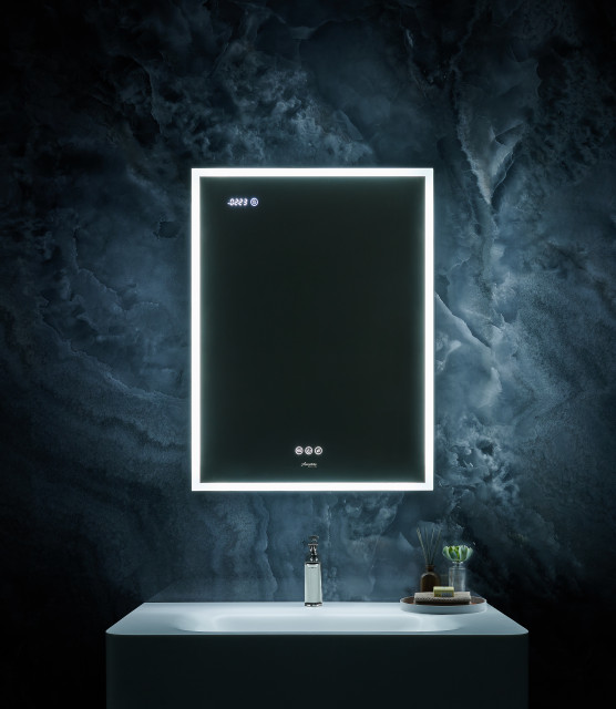 Pagani LED Mirror Cabinet, 24 Inch (Left Hand) - Modern - Medicine ...