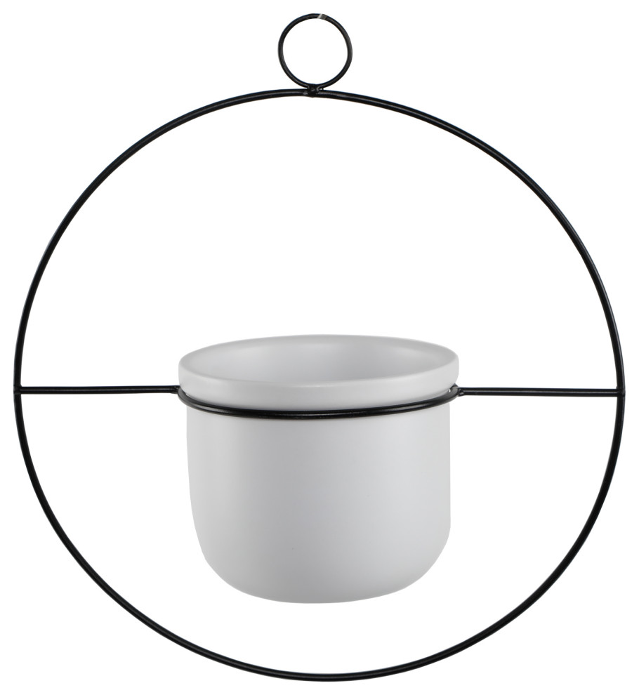 Ceramic Hanging Pot - Transitional - Indoor Pots And Planters - by ...